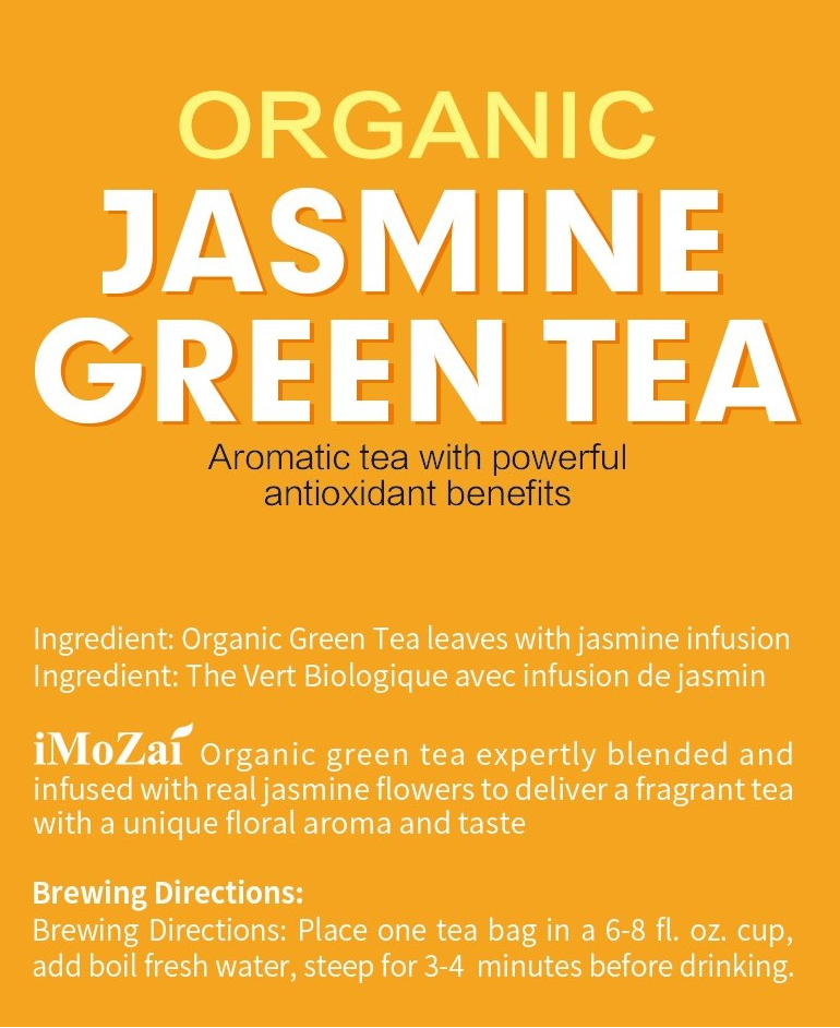 Organic Jasmine Green Tea – iMoZai